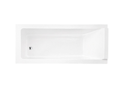 1.5 Rectangle Square Fiberglass White Acrylic SOLID Bath Bathtub INSERT ...