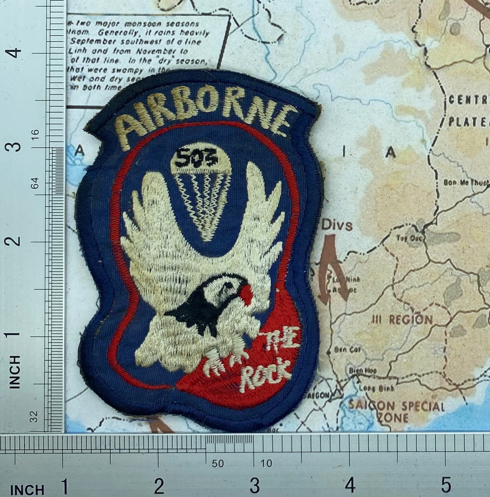 Patch , US ARMY 503RD AIRBORNE PATCH "THE ROCK" patch , 503rd patch ...
