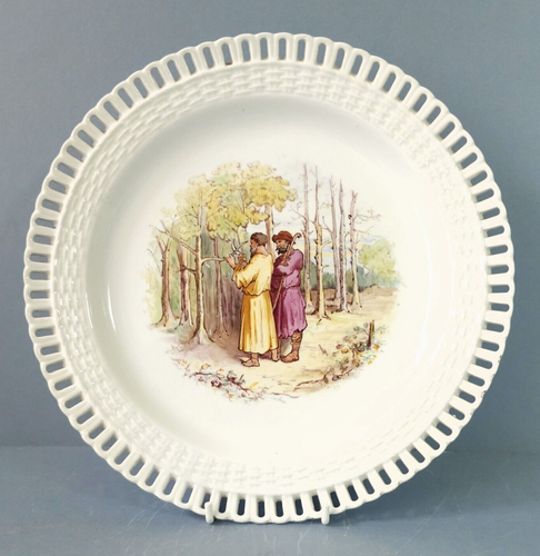 MINTON reticulated basket weave plate 1# The Scythian Philosopher | eBay UK