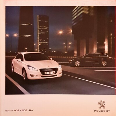 Peugeot 508 / SW Brochure 2010.. | eBay UK