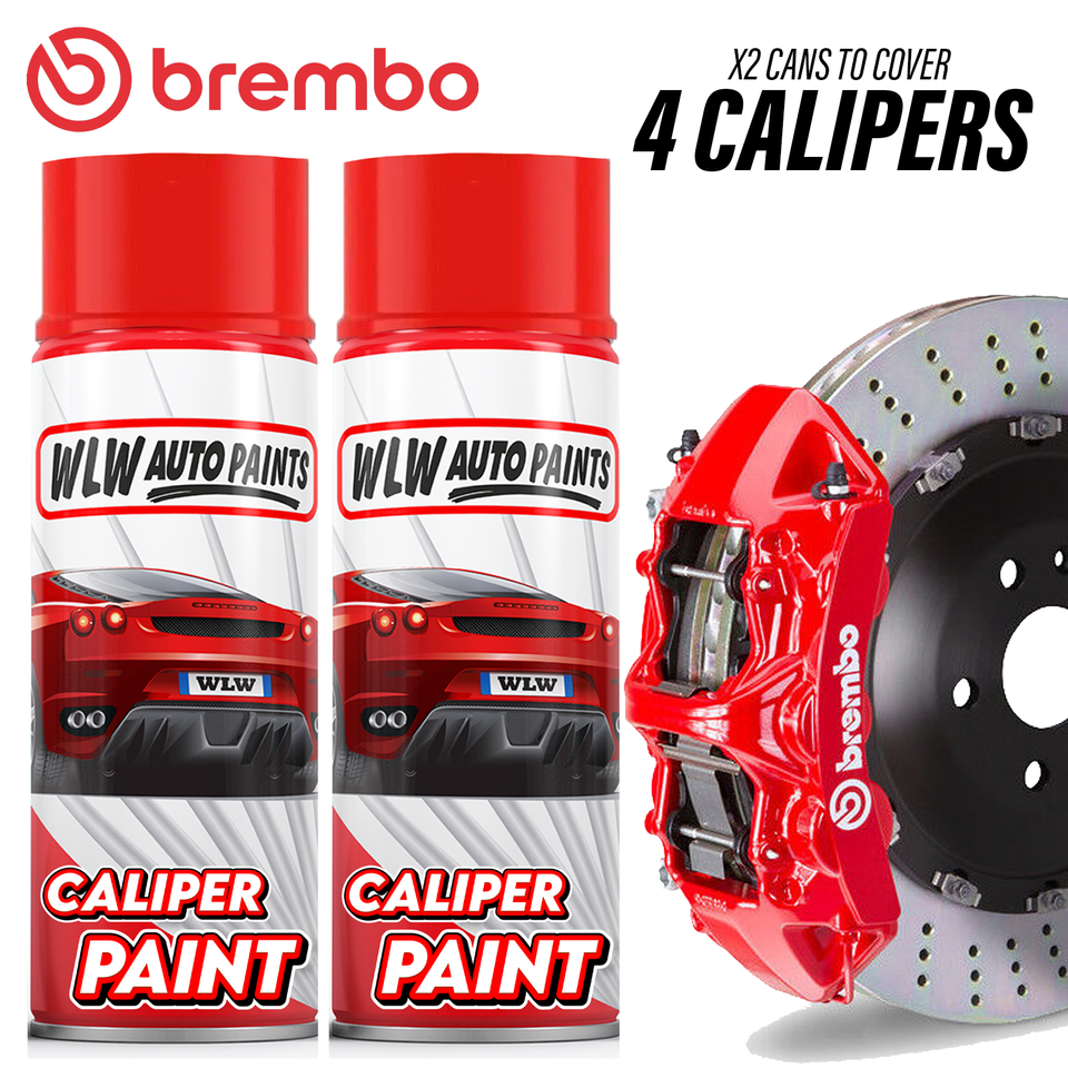 X2 Heat Resistant Aerosol Spray Caliper Caliber Paint BREMBO Tiziano ...