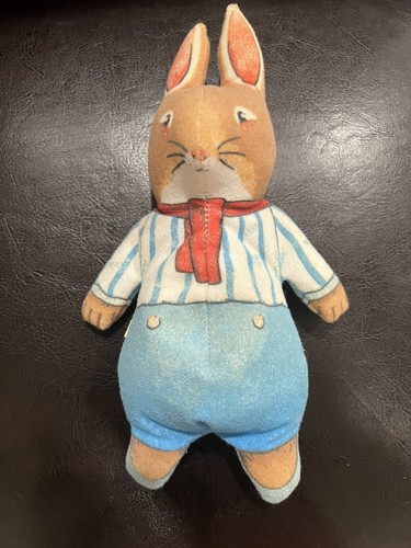 Extremely Rare Rue Rabbit Bean Bag Plush 1988 The Toy Works Foxwood ...