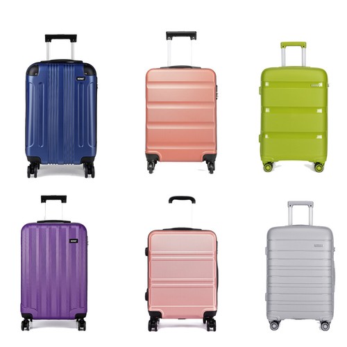 20Inch Suitcase Hard Shell Hand Cabin Luggage Small Travel Case Carry ...