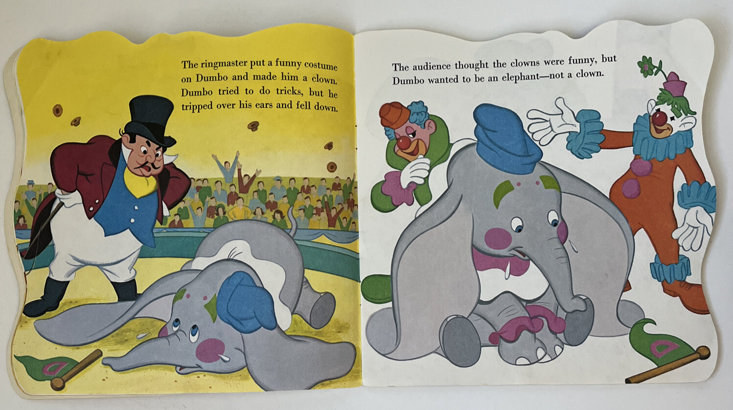 Walt Disney DUMBO - A Golden Shape Book, 1977 | eBay