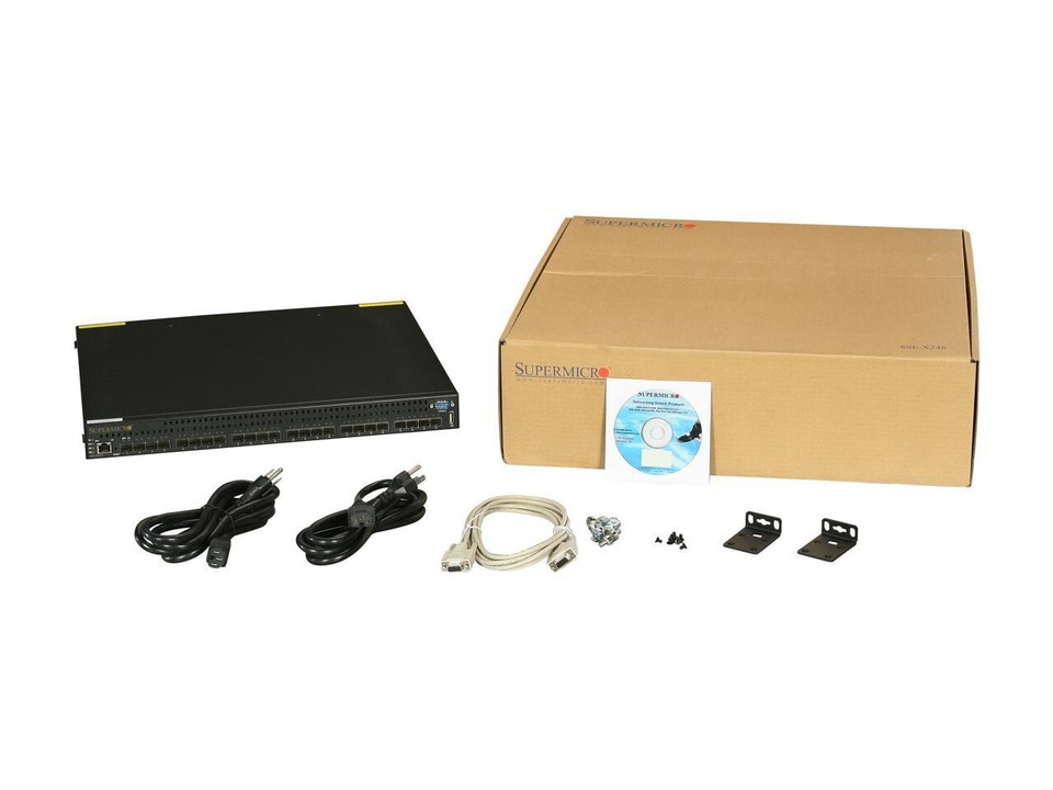 New in Box - SuperMicro 10G Ethernet Switch SSE-X24S | eBay