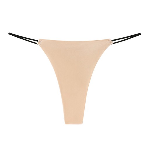 Women Silky Thong Seamless G-string Panties Strap Sexy Lingeries ...