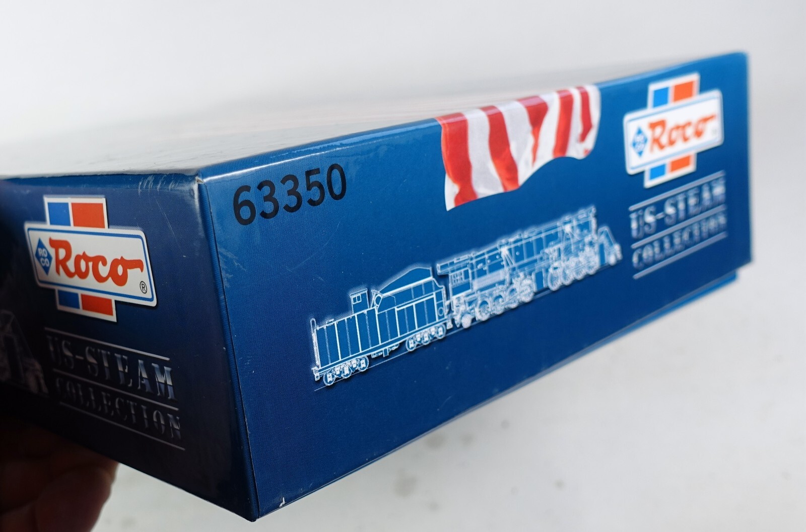 ROCO 63350 LEERKARTON US Dampflok Norfolk Western USA H0 OVP 63352 ...