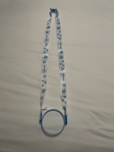 NEW Disney Tumbler Holder Lanyard Frozen/Winter/Snowflakes Pattern On ...