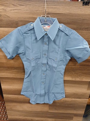 Flying Cross Blue Work Button Up Size 28 | eBay