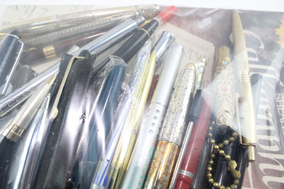 Writing Instruments Assorted Inc Fountain Pens Ballpoint Biro ...