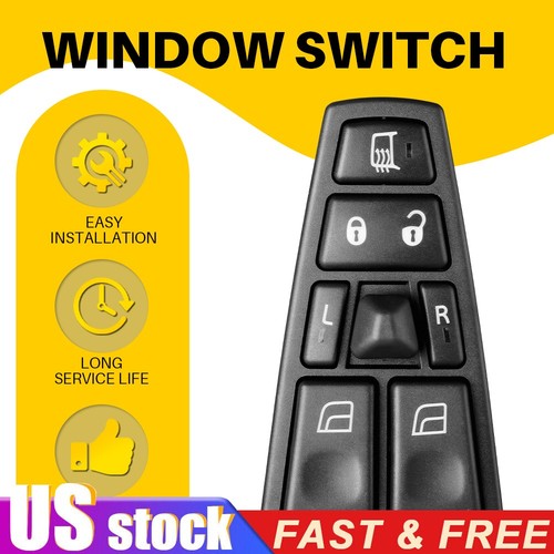 Driver Side Master Power Window Switch Fits 2004-2012 Volvo VN VNL VNM ...