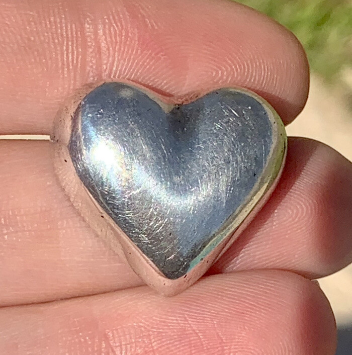 Vintage 925 Tiffany & Co. Sterling Silver Small Puff Heart Vintage 925 Tiffany & Co. Sterling Silver Small Puff Heart
