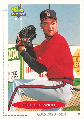 1991 Classic Best Phil Leftwich 247 Quad City Angels | eBay
