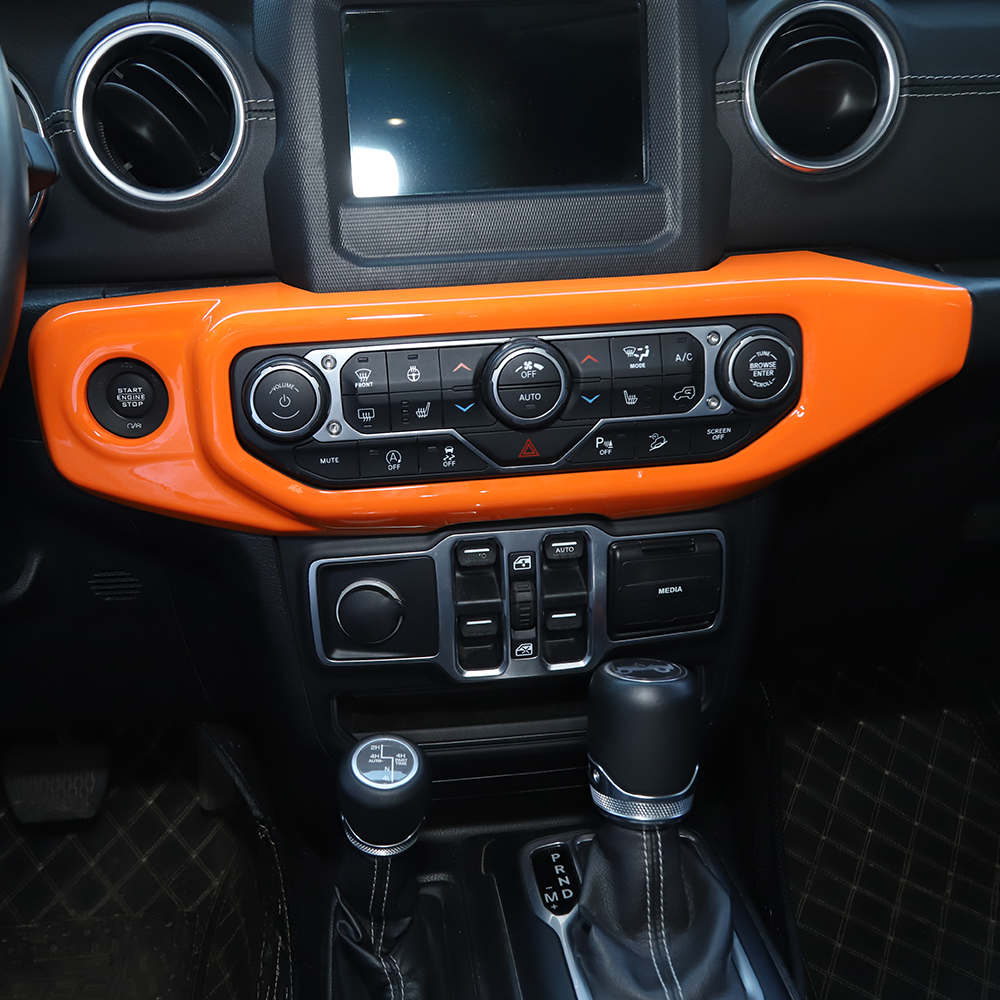 Air Conditioner Control Panel Decor Cover Trim For Jeep Wrangler JL ...