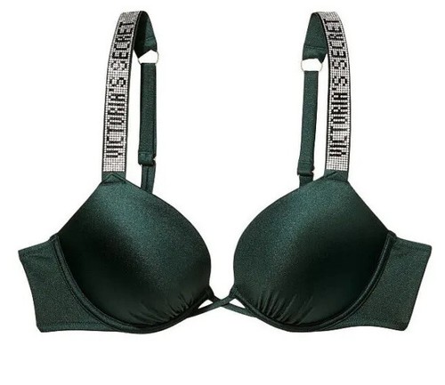 Victorias Secret Shine Strap Bombshell Add 2 cup Push Up Bikini Swim ...