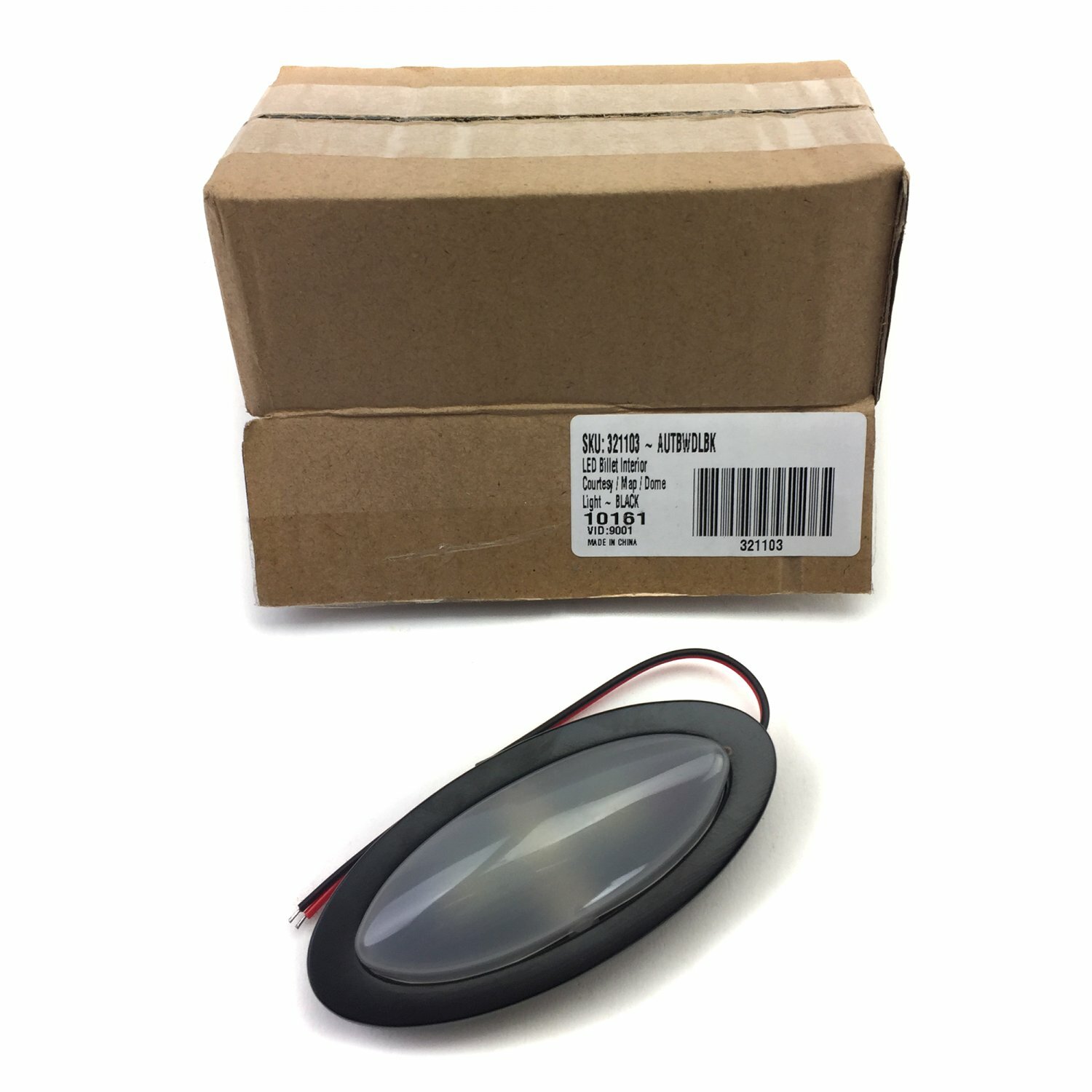 2 PC Billet Interior Courtesy Dome Lights 30 Degree Angled Bezel LED ...