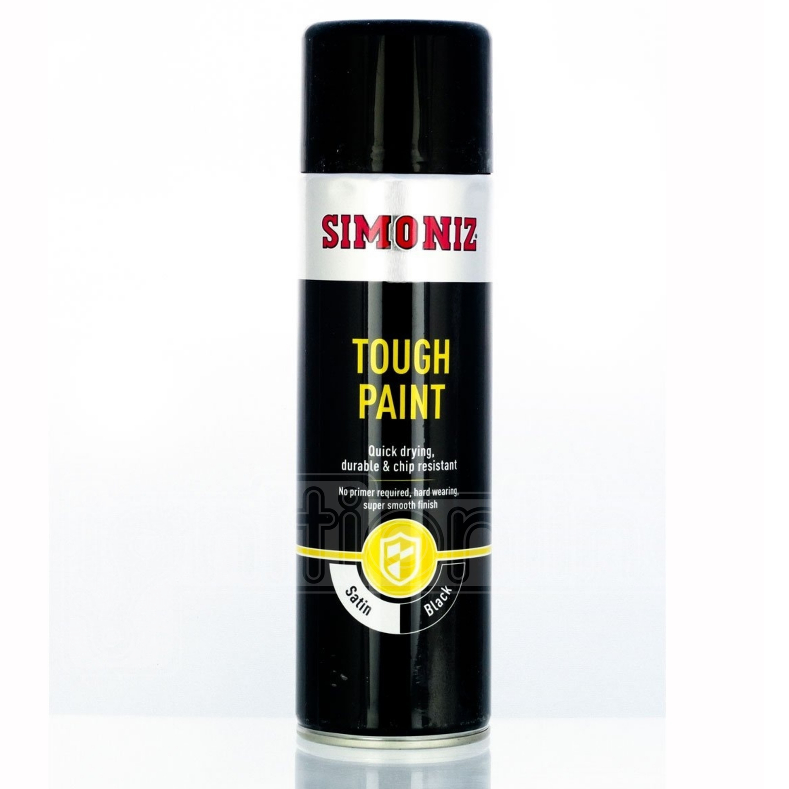 Simoniz Satin Black Tough Car Spray Paint Super Smooth Finish Aerosol ...