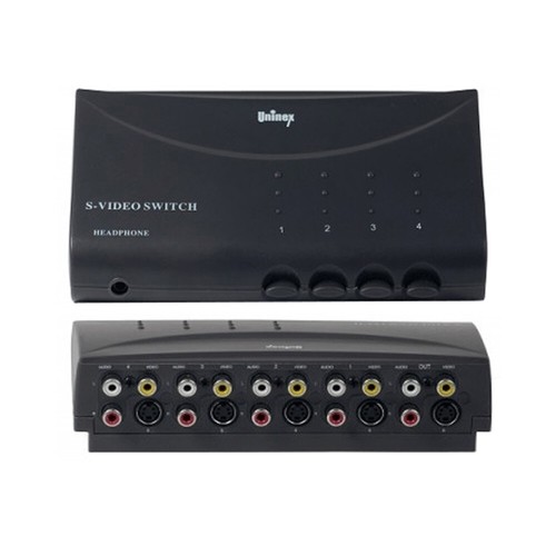 4 way 3RCA/S -Video input selector | eBay