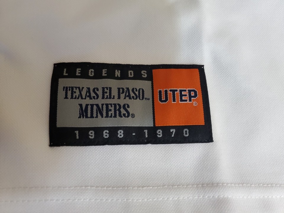 VINTAGE NATE TINY ARCHIBALD 1968-70 TEXAS EL PASO UTEP MINERS JERSEY SZ ...