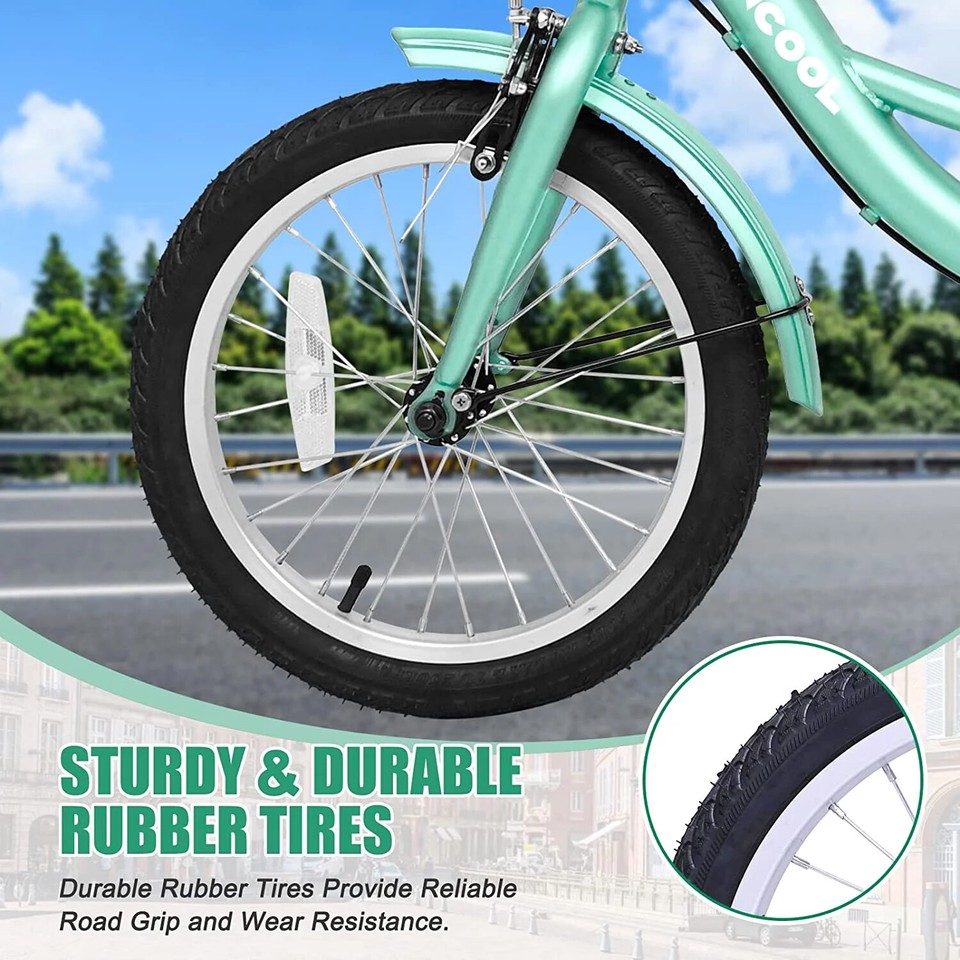 MOONCOOL 16 inch Trikes for Beginner Riders, Tricycle Single Speed 3 ...