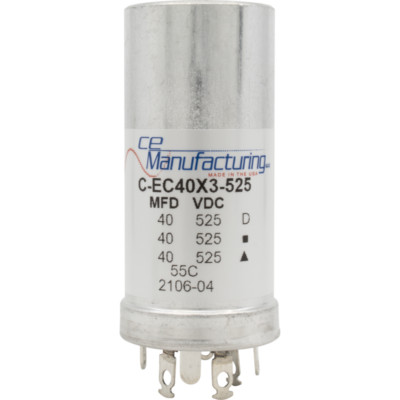 Capacitor, CE Mfg., 525 V, 40/40/40 μF | eBay