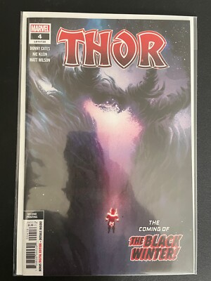 Thor 4 2nd Print Vol. 6 1st Black Winter Cover Higher Grade Marvel ...