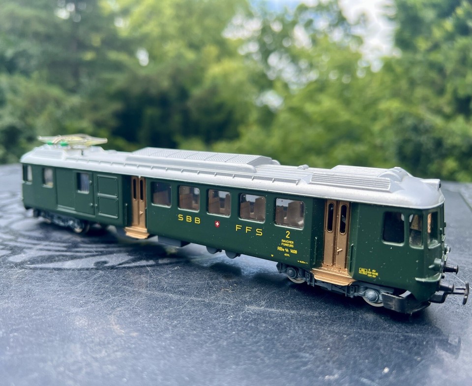 Vtg HAG #450 SBB-CFF Self-Propelled Electric 3 Rail Swiss Coach ...