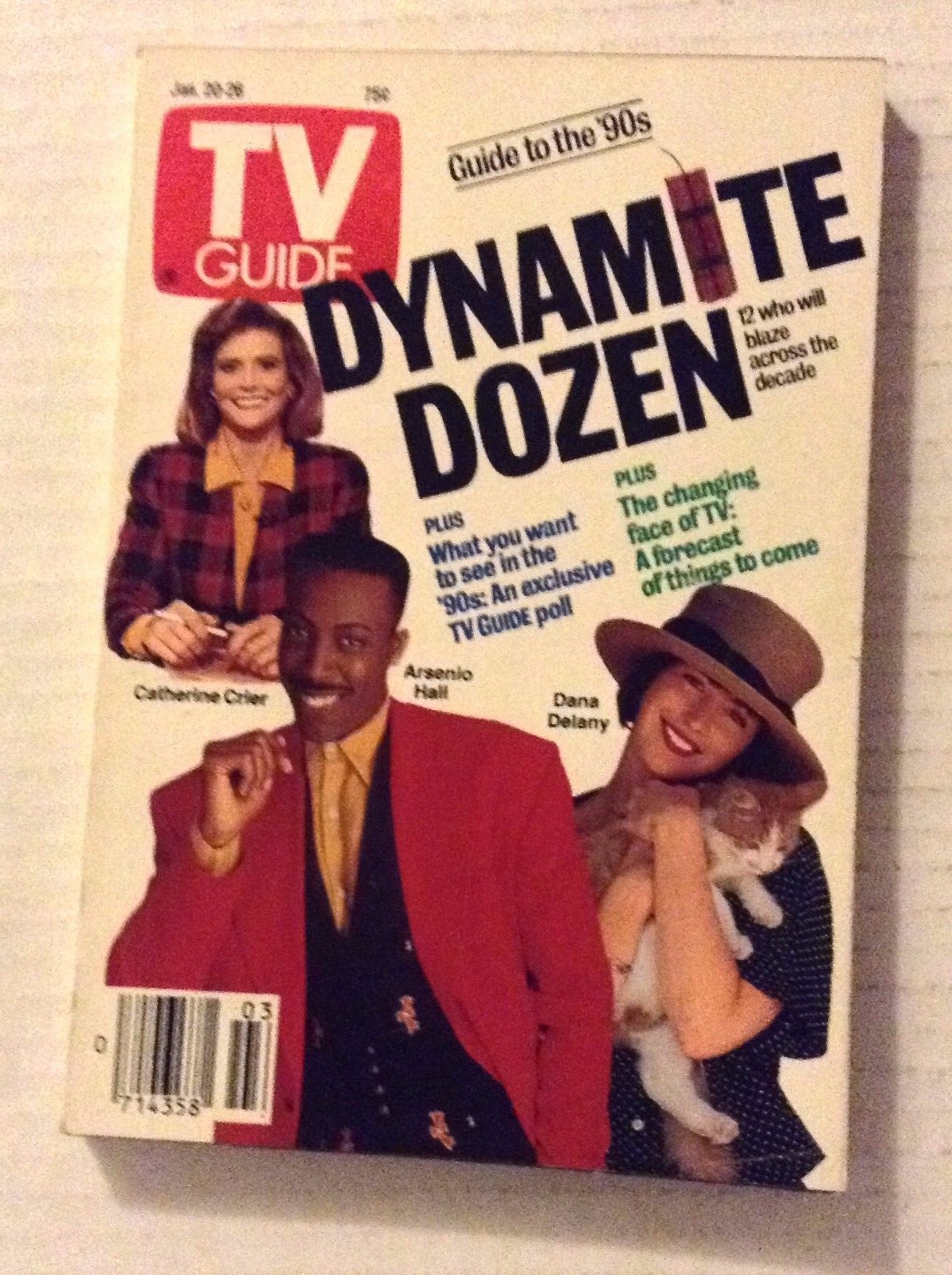 Tv Guide Magazine Catherine Crier Arsenio Hall January 20-26 1990 ...