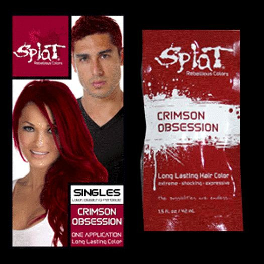 Splat Singles Hair Color Dye Foil Packs 2 PACK 1.5oz Each You Choose ...