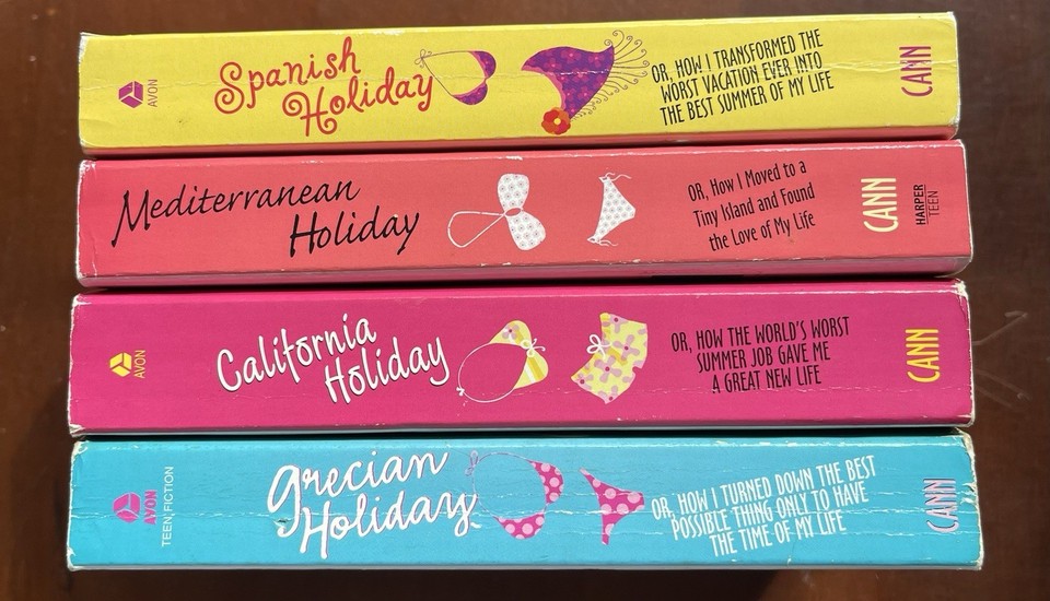COMPLETE SET of (4) KATE CANN Books BEACH SERIES Grecian/Mediterranean ...