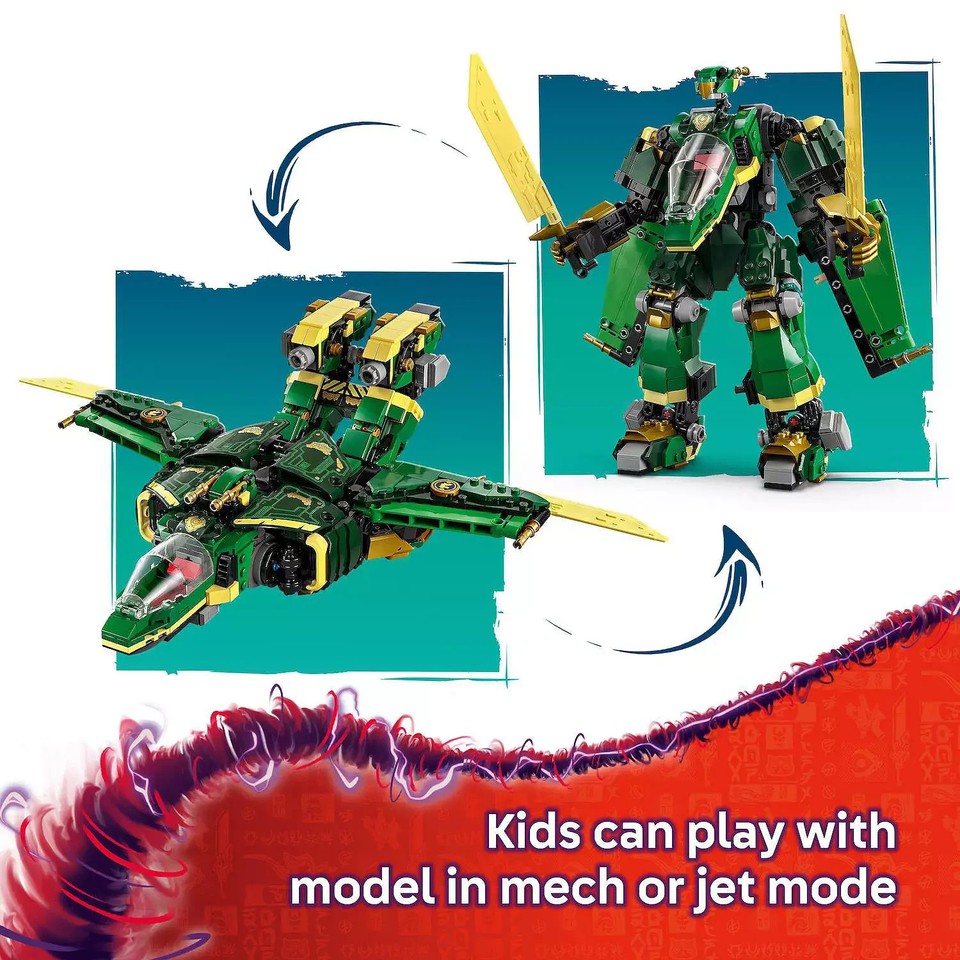 LEGO NINJAGO Lloyd's Jet Mech 71845 Building Kit (1112 Pieces) | eBay