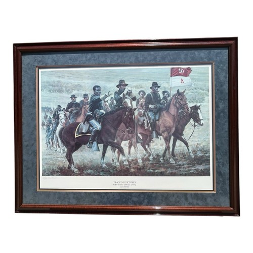 Vintage Signed Don Stivers Civil War Print Tracking Victorio - Buffalo ...