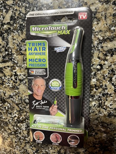 Micro Touch Max All In One Personal Hair Trimmer LED Light For Nose ...