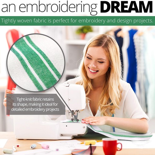 Dish Towels Set (13 Pack) Natural Cotton Fabric for Embroidery - Zero-Lint Cl... | eBay