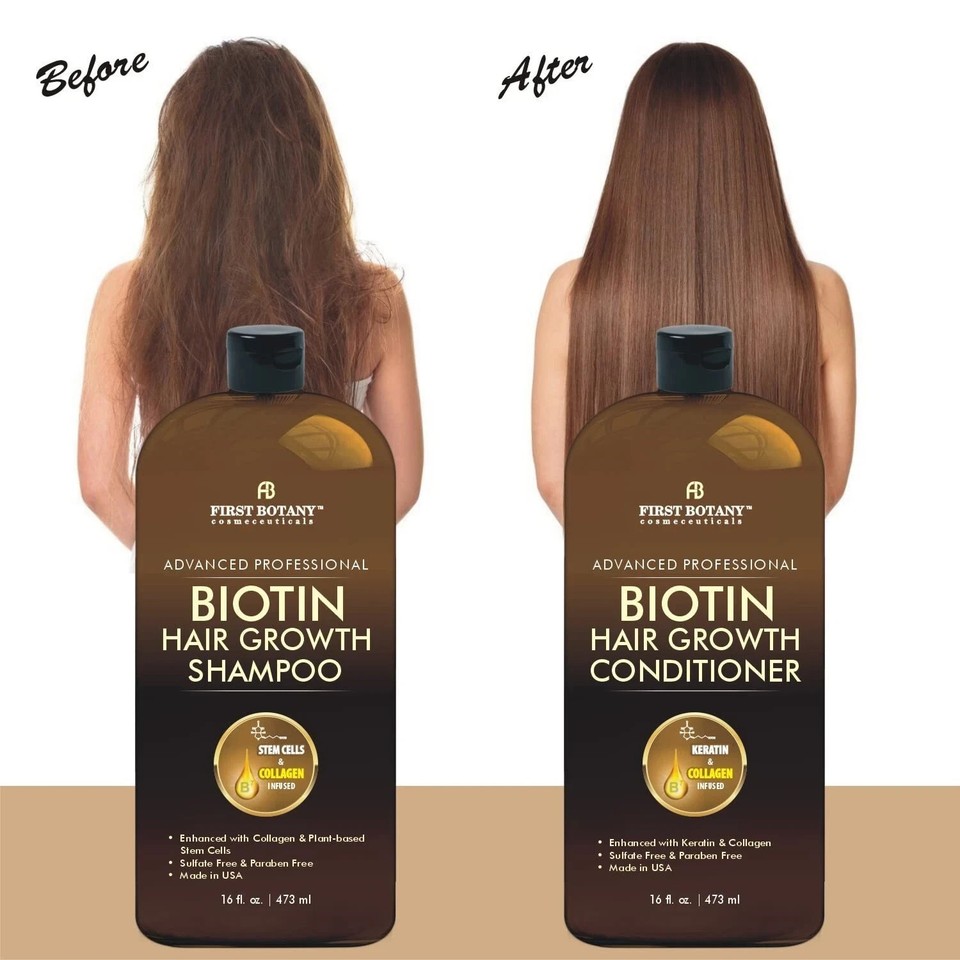 First Botany, Hair Growth Shampoo Conditioner Set - An Anti Hair Loss ...