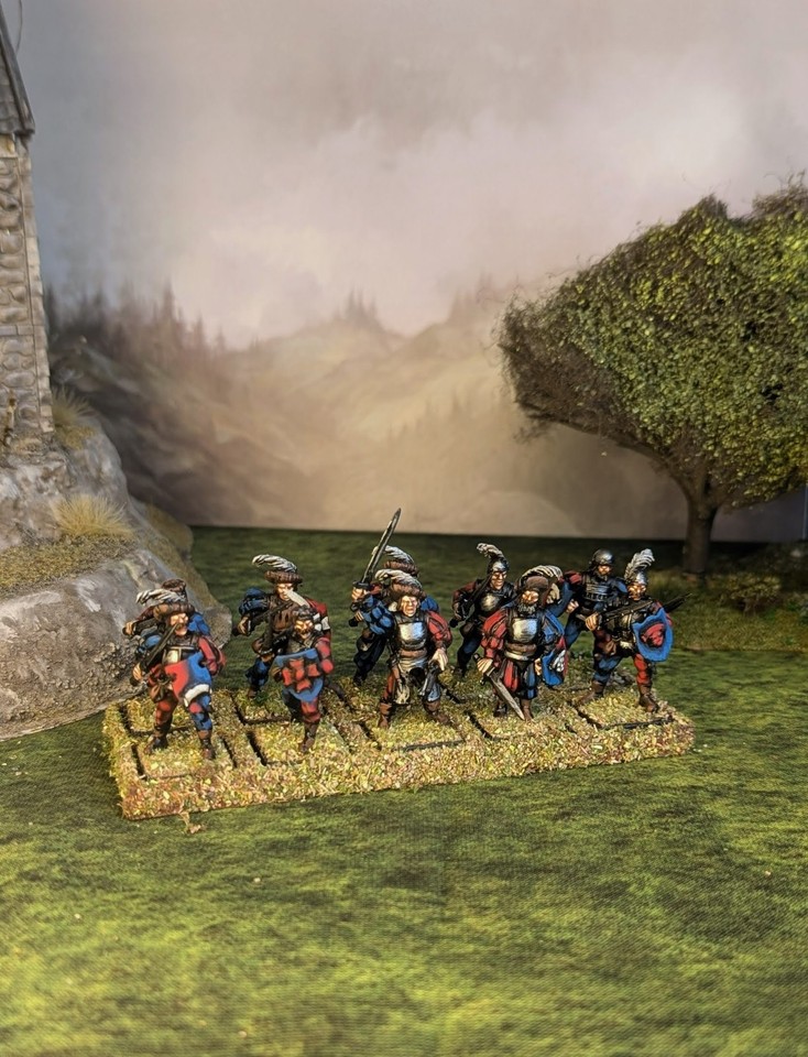 Painted 28mm Fantasy Wargames Miniatures x 50 w/ Movement Trays | eBay UK