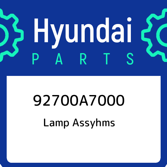 92700A7000 Genuine Hyundai / KIA Lamp Assy-hms for sale online | eBay