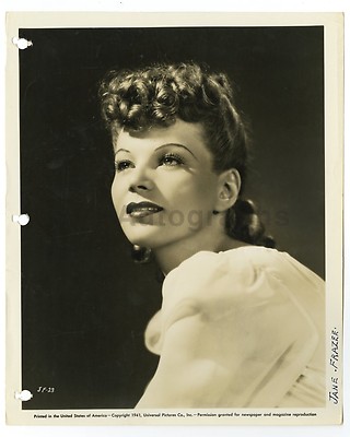 Jane Frazee - Classic Entertainer - Vintage 8x10 Photo by Ray Jones | eBay
