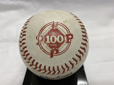 Phillies 100 years Jeff Stone signed baseball Philadelphia | eBay