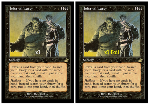 MTG Retro Ravnica Remastered RVR Infernal Tutor MINT (SELECT) | eBay
