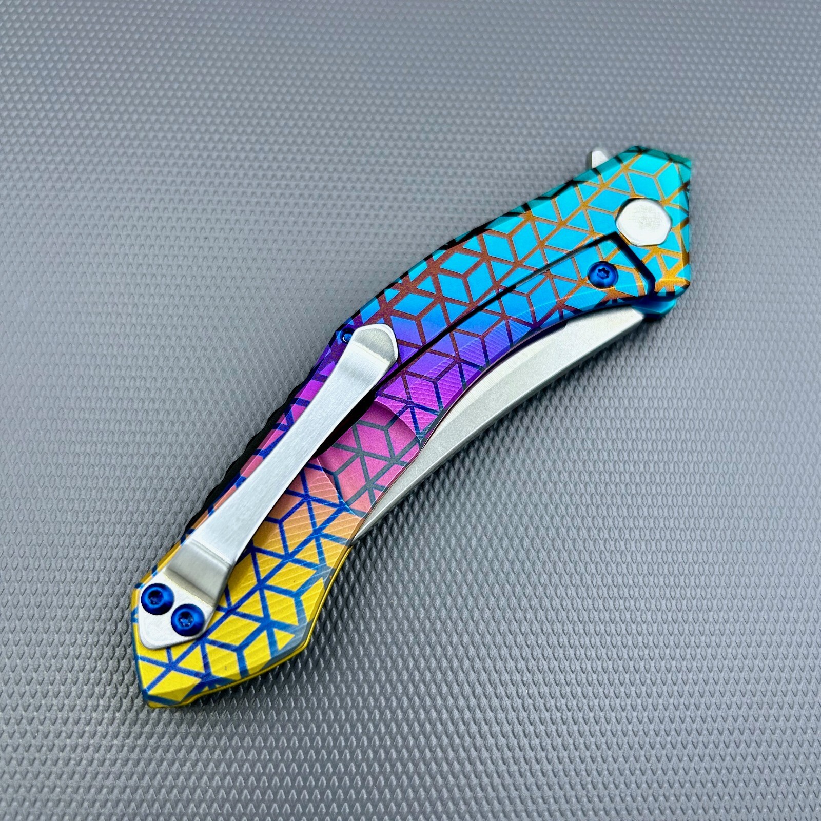 Zero Tolerance ZT 0460Ti Plain Edge Folder ZT0460 20CV Steel w/ Rhombus ...