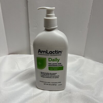 AmLactin Daily 12% Lactic Acid Moisturizing Lotion Rough Dry Skin - 20 ...
