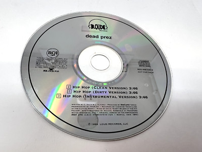 DEAD PREZ Hip Hop CD Single 1999 Promo HIP HOP Rare LOUD RECORDS DISC ...