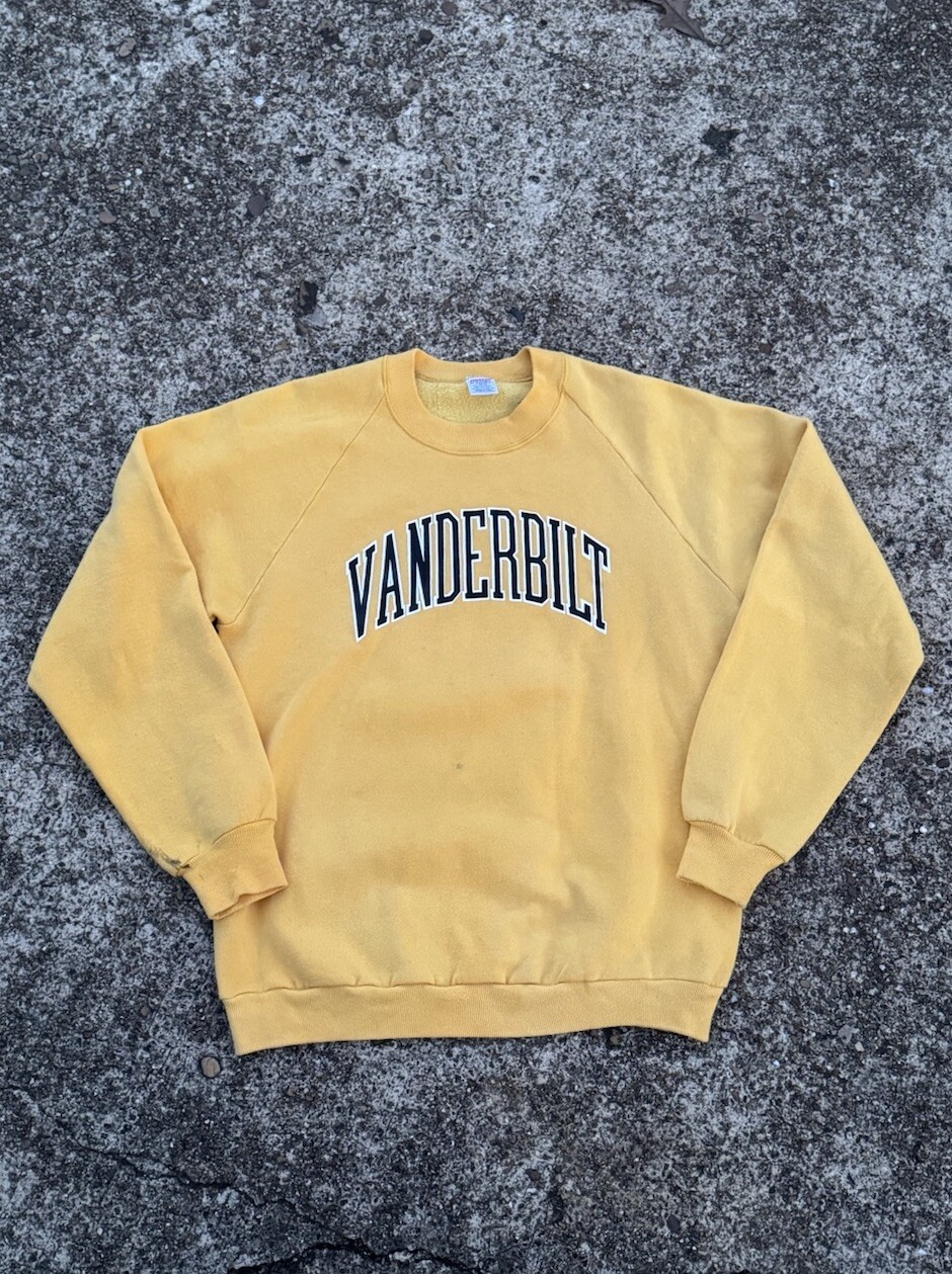 Vintage 1985 Vanderbilt Commodores Sweatshirt Large R… - Gem