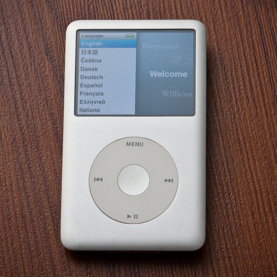 Refurbished Apple iPod Classic 7th Generation Silver 160GB Mint! 30 Day ...