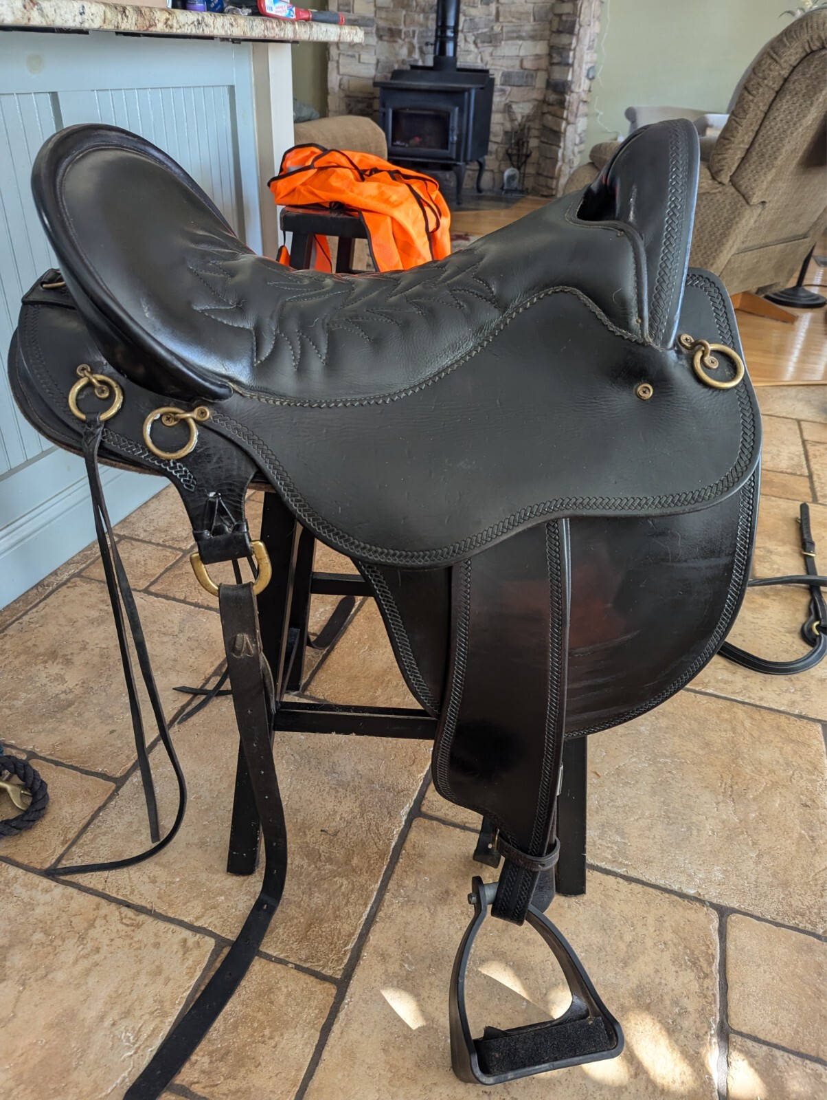 Used Tucker Saddle 17 1/2" plus extras | eBay