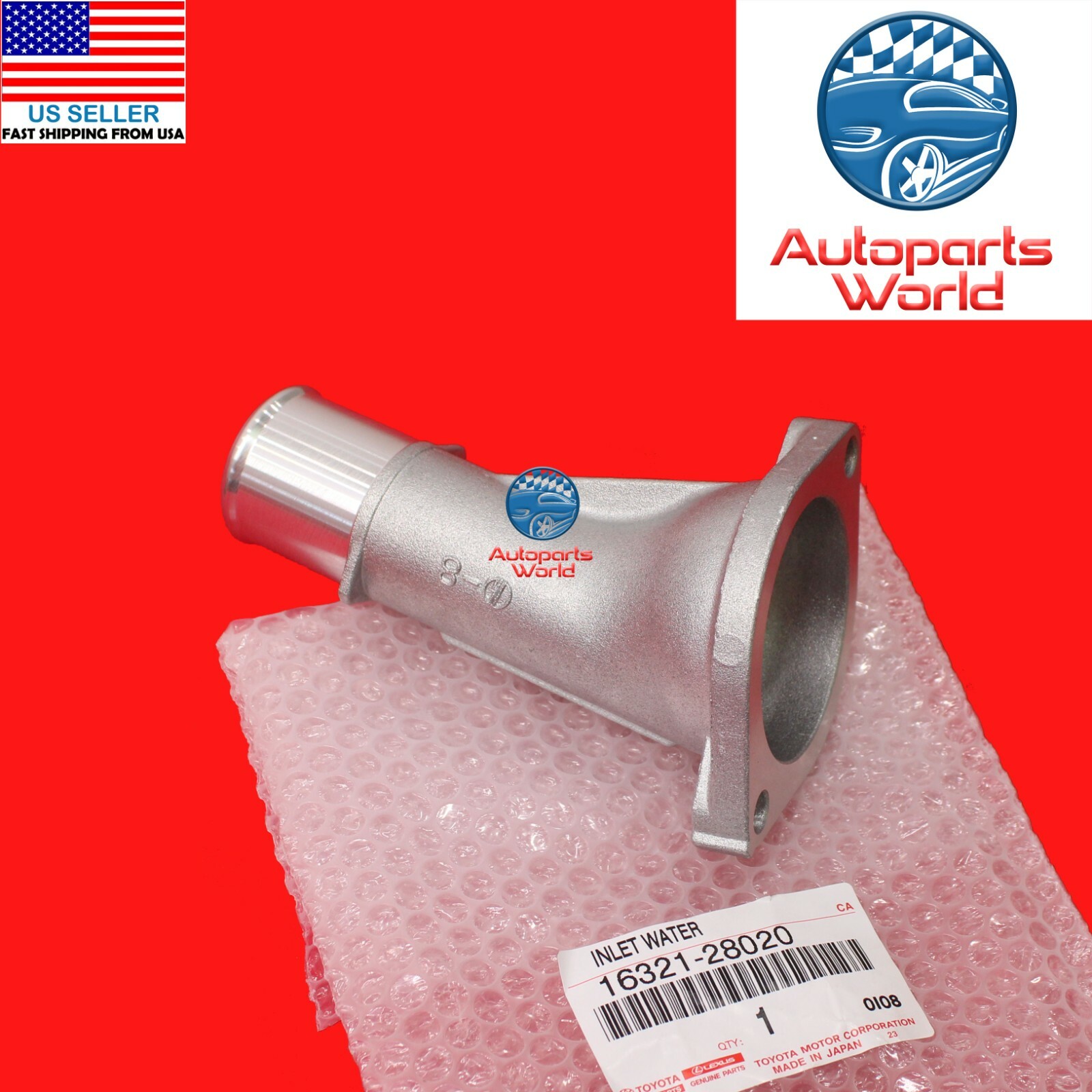 GENUINE TOYOTA CAMRY HIGHLANDER xB 2.4L COOLANT THERMOSTAT HOUSING ...