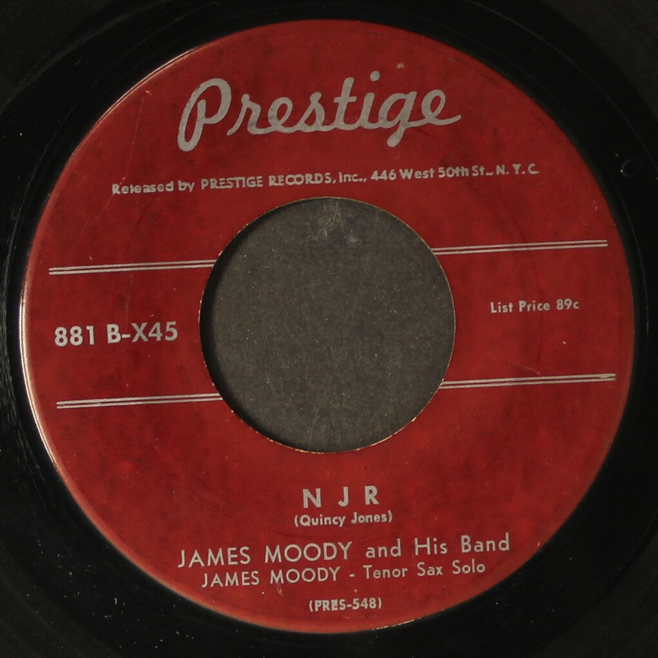 JAMES MOODY: 100 years from today PRESTIGE 7" Single 45 RPM | eBay