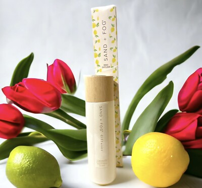 Sand + Fog Limoncello Reed Diffuser Room Home Fragrance Bamboo Reeds | eBay