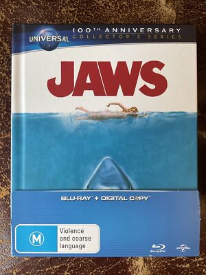Jaws -100Th Anniversary Collector's Blu-ray Limited Edition Digibook ...